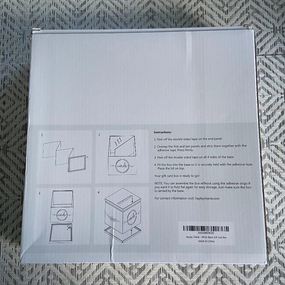 Hayley Cherie | Party Supplies | Hayley Cherie Gift Card Box | Poshmark